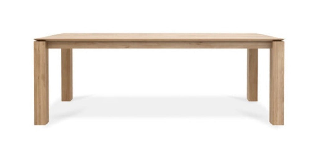 Oak Slice Dining Table